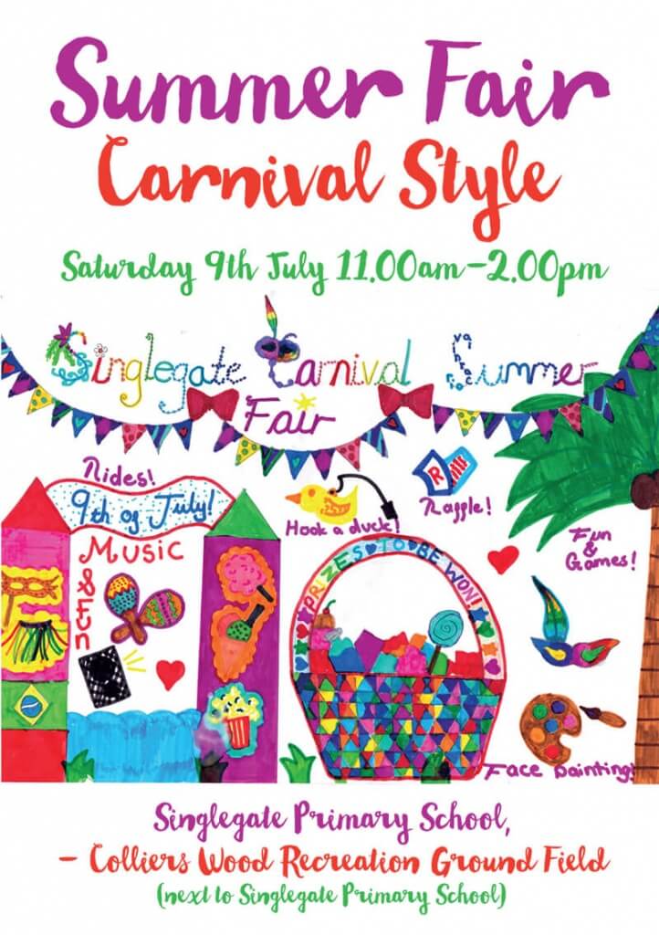 Singlegate School Summer Fair Colliers Wood Residents Association singlegate-school-summer-fair-colliers-wood-residents-association
